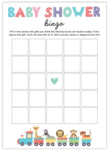 Free Printable Baby Shower Games - Volume 2 - New Designs!