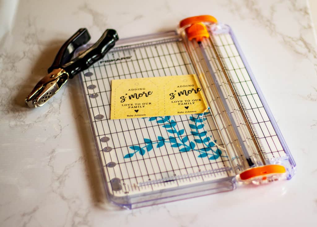 Baby Shower S'mores Favors - With Free Printable Tag