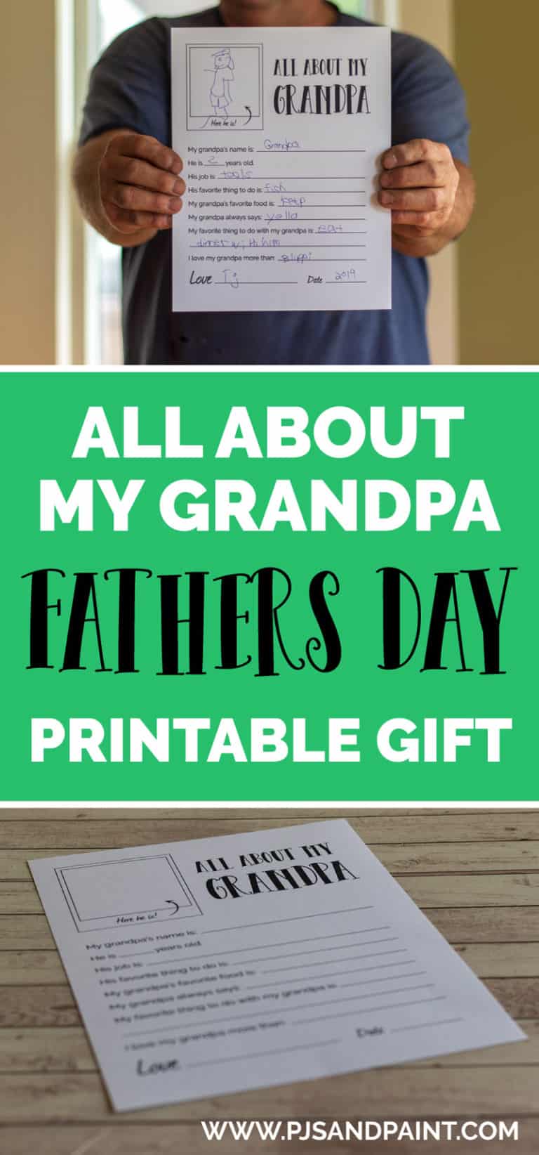 Grandpa Father's Day Printable - Free Grandpa Fathers Day Gift