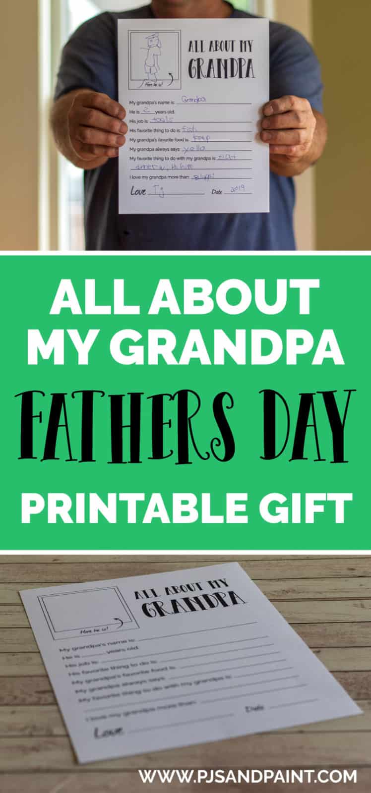 Grandpa Father's Day Printable - Free Grandpa Fathers Day Gift