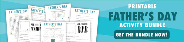 All About My Dad - Free Printable Father's Day Gift
