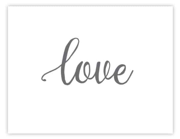 Free Hand Lettered Printable Signs | Instantly Download and Print