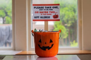 Free Printable Please Take One Halloween Sign | Instant Download