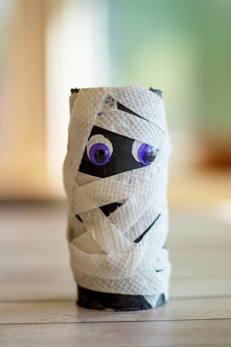 Halloween Toilet Paper Roll Mummy Craft Halloween Crafts For Kids Halloween Toilet Paper Roll Mummy Craft Halloween Crafts For Kids