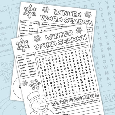 Winter - Pjs and Paint