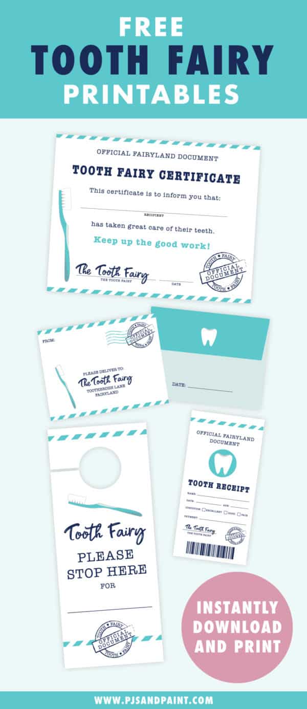 Free Tooth Fairy Printables | Tooth Fairy Certificate