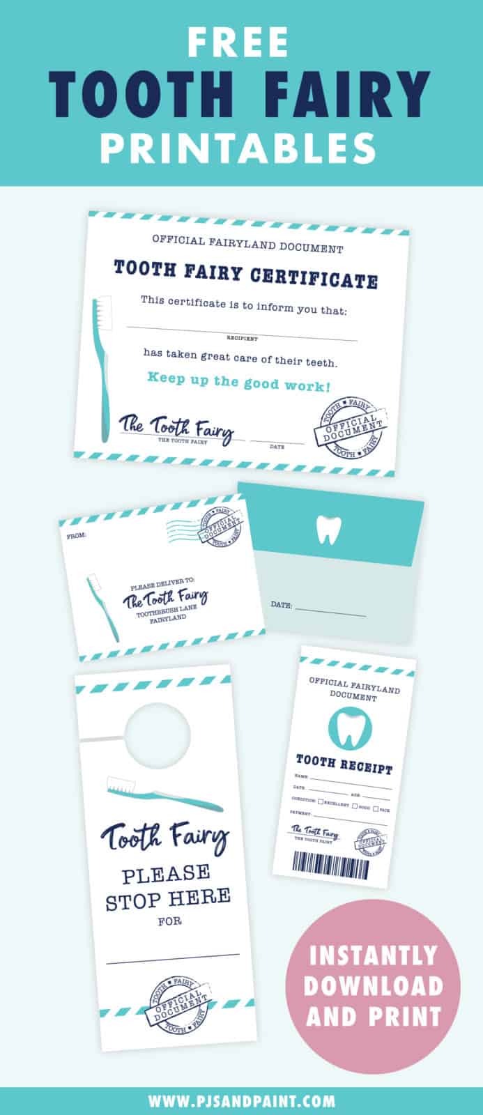 Free Tooth Fairy Printables | Tooth Fairy Certificate