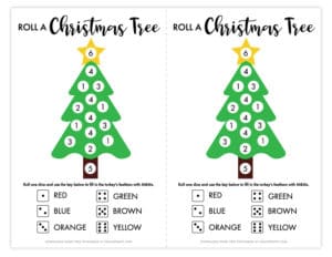 28 Free Printable Christmas Games and Activities - Pjs and Paint