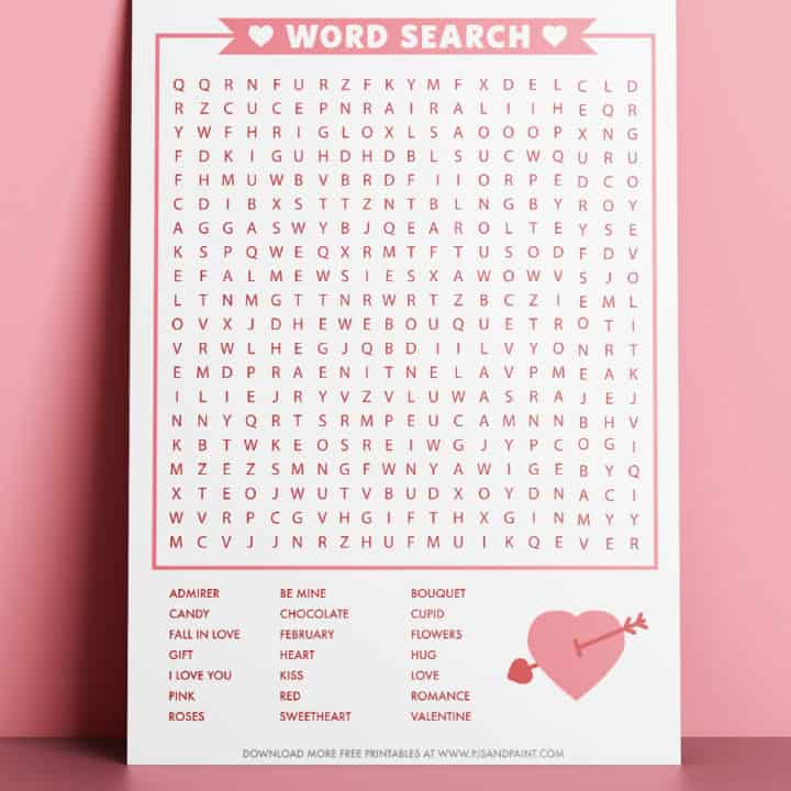 Word Searches - Pjs and Paint