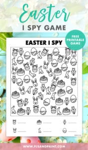 Easter I Spy Game - Free Printable - Pjs and Paint