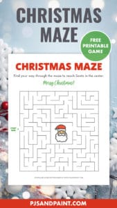 Free Printable Christmas Maze - Christmas Games and Activities