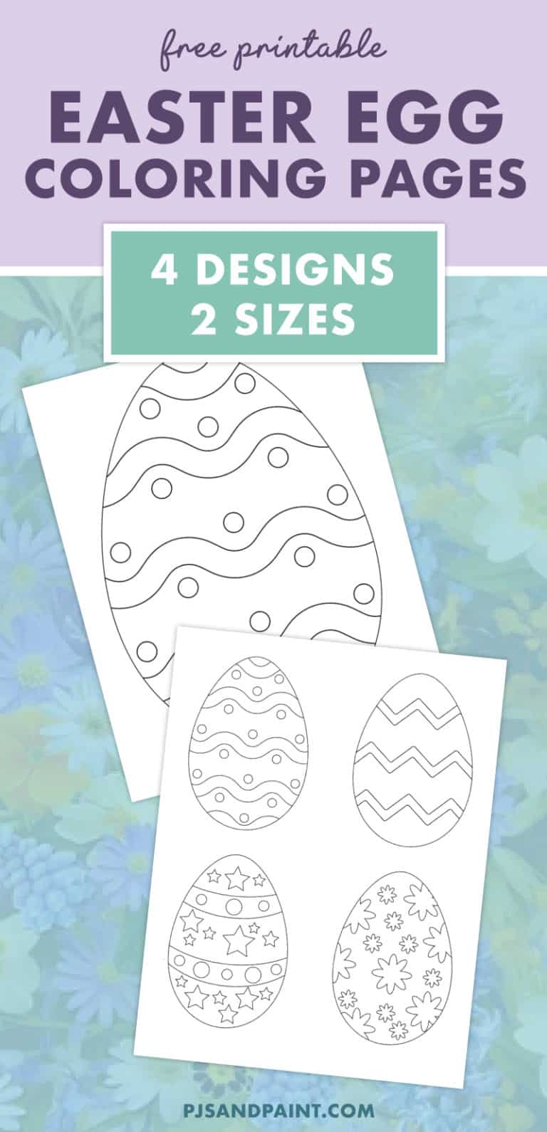 Free Printable Easter Egg Coloring Pages - Easter Egg Template