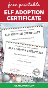 Official Elf Adoption Certificate - Free Elf on the Shelf Printables