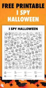 I Spy Halloween | Free Printable Game - Pjs and Paint