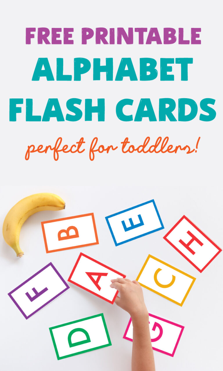 Free Printable Alphabet Flash Cards | Toddler Flash Cards - Pjs and Paint