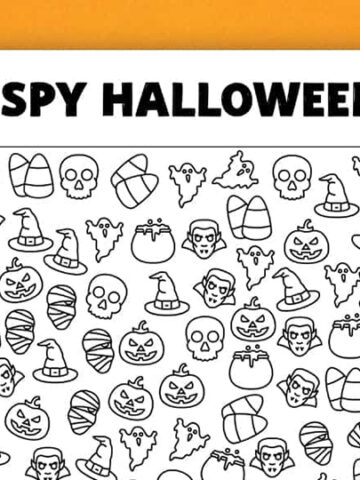 Halloween I Spy game Archives - Pjs and Paint