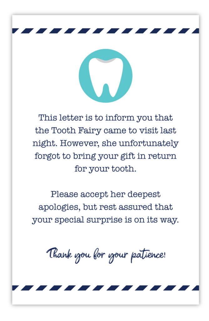 Last Minute Tooth Fairy Idea With Free Printable Pjs And Paint