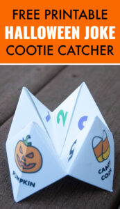 Halloween Joke Cootie Catcher - Free Printable - Pjs and Paint