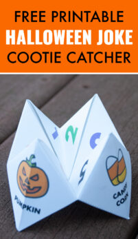 Halloween Joke Cootie Catcher - Free Printable - Pjs and Paint