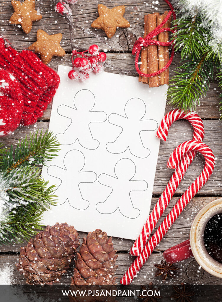 Plantilla imprimible gratuita del hombre de jengibre - Pjs and Paint ...