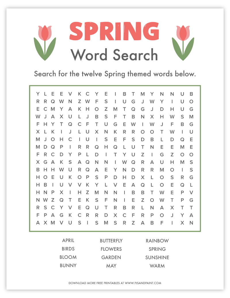 Printable Word Searches 26 Free Printable Word Search Puzzles Reader 
