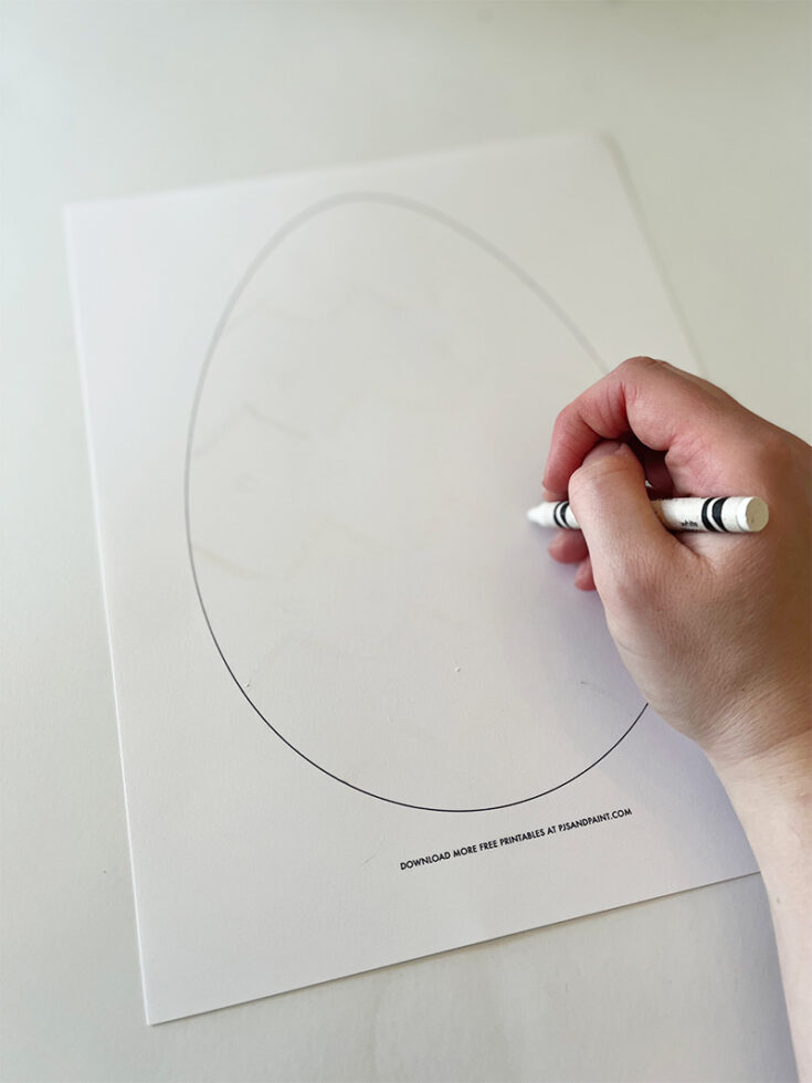 Easy Easter Craft for Kids - With Free Easter Egg Printable