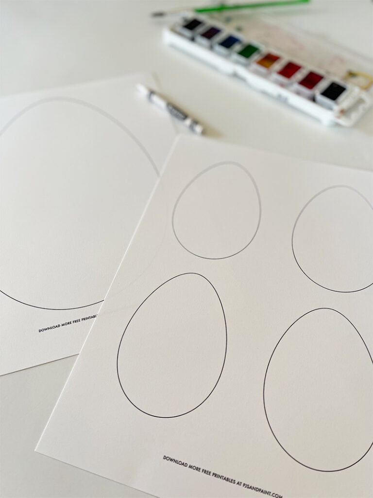 Easy Easter Craft for Kids - With Free Easter Egg Printable