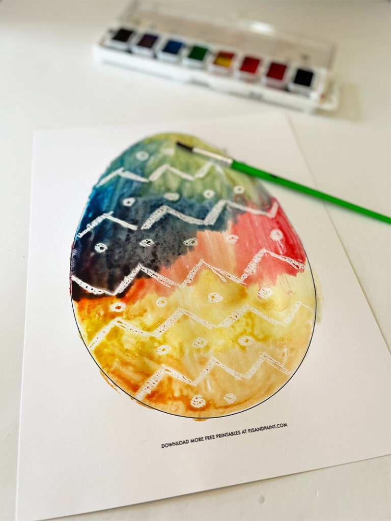 Easy Easter Craft for Kids - With Free Easter Egg Printable