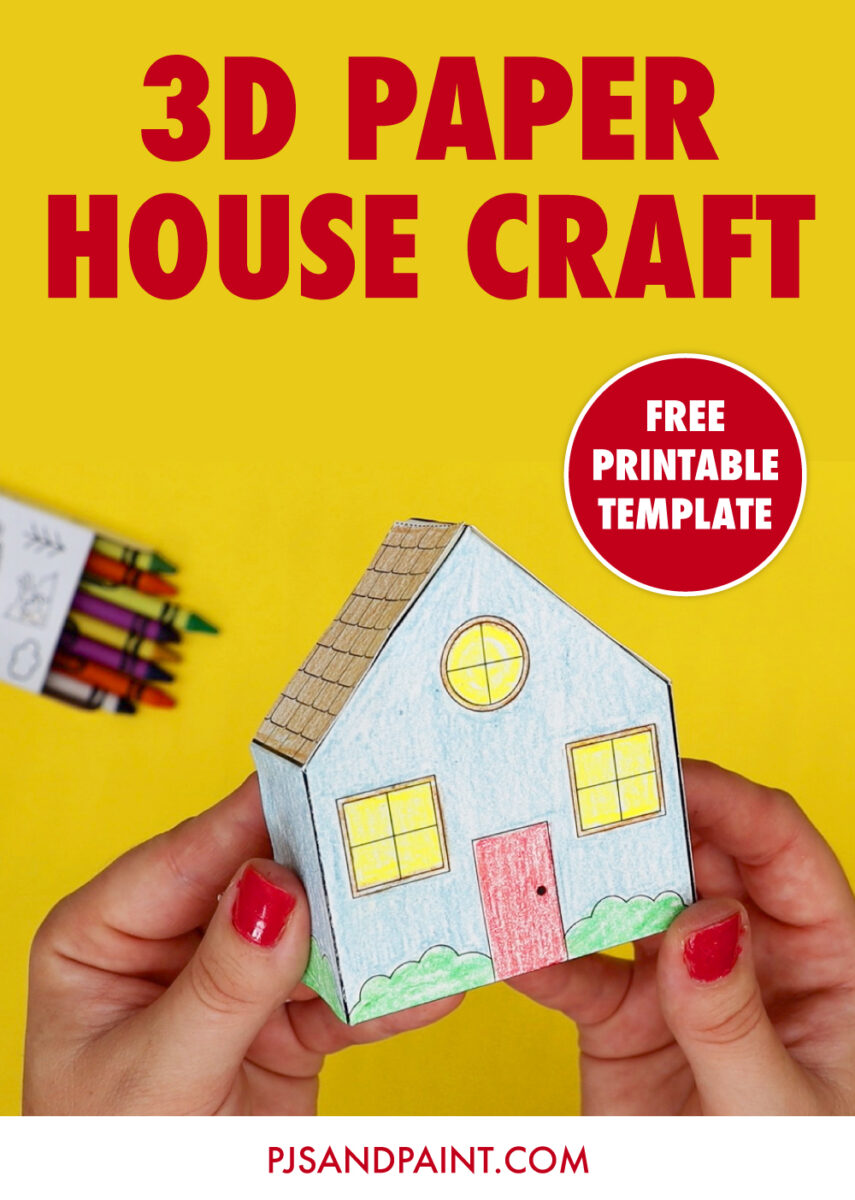 Free Printable 3D Buildings Coloring Pages - Pjs and Paint
