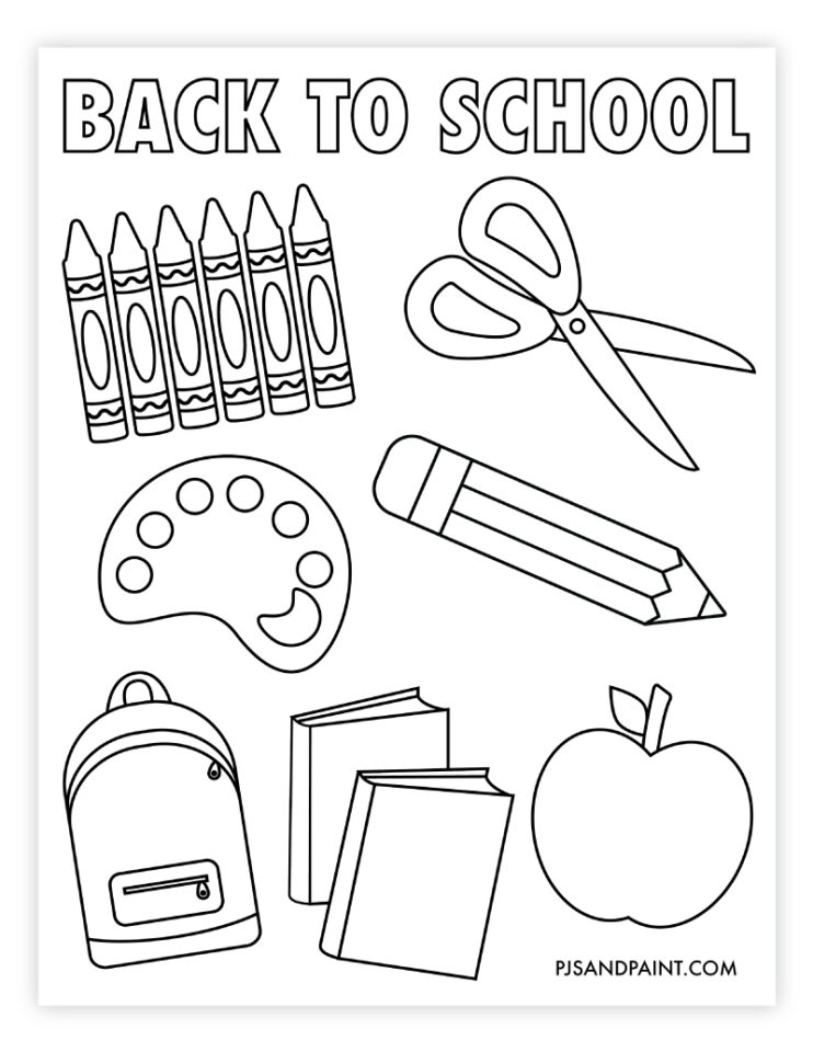 15 Free Printable School Themed Games and Activities - Pjs and Paint