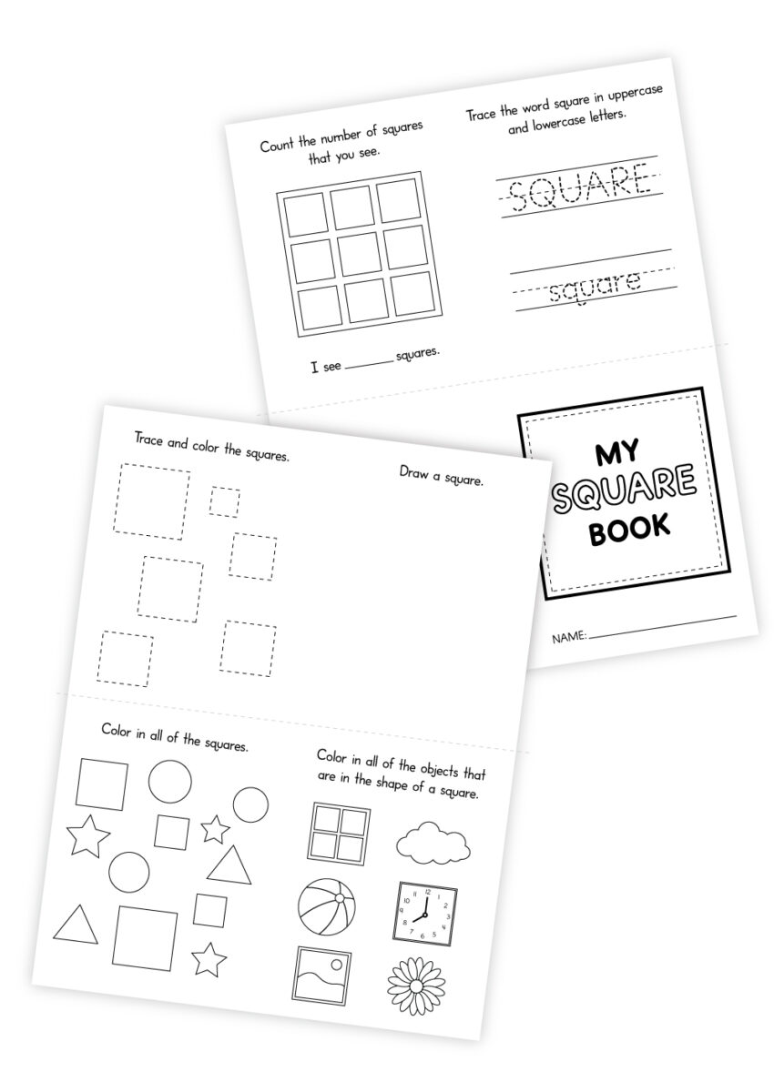 Free Printable Learning Shapes Worksheets for Preschoolers