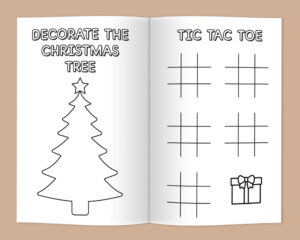 Free Printable Christmas Activity and Coloring Book - Pjs and Paint