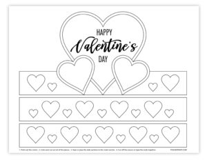 Free Printable Valentine's Day Crown - Pjs and Paint