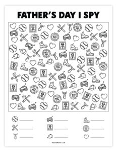 28 Free Printable I Spy Games - Pjs and Paint