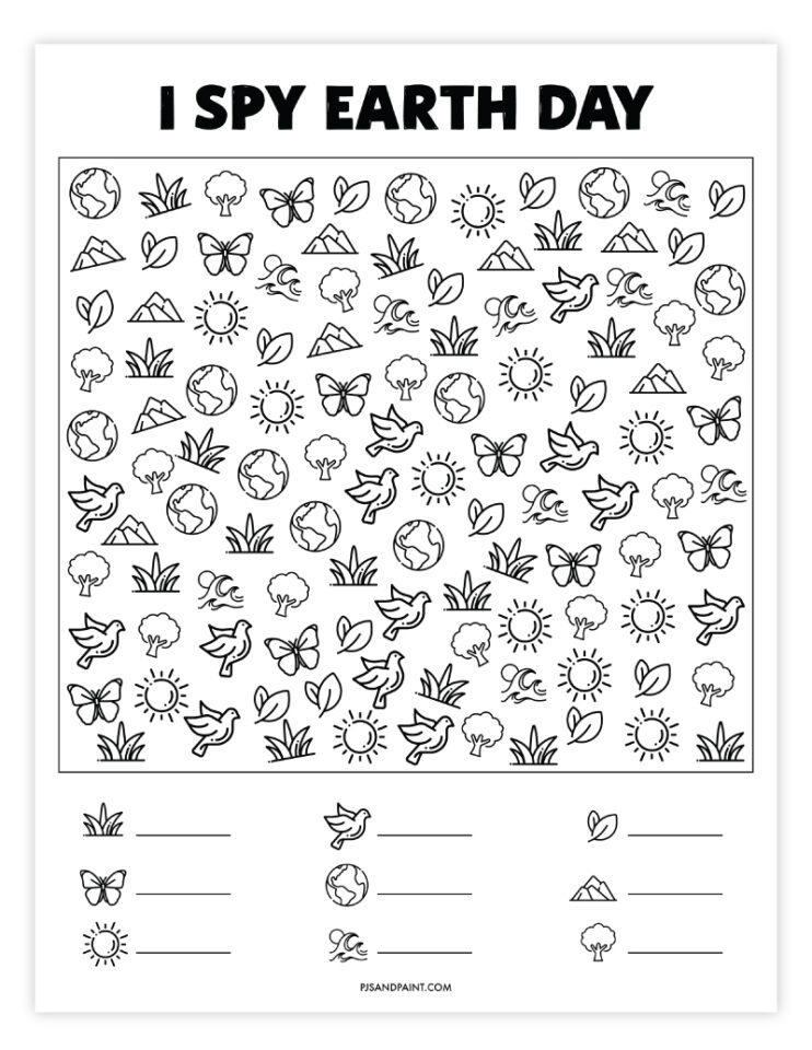 28 Free Printable I Spy Games - Pjs and Paint