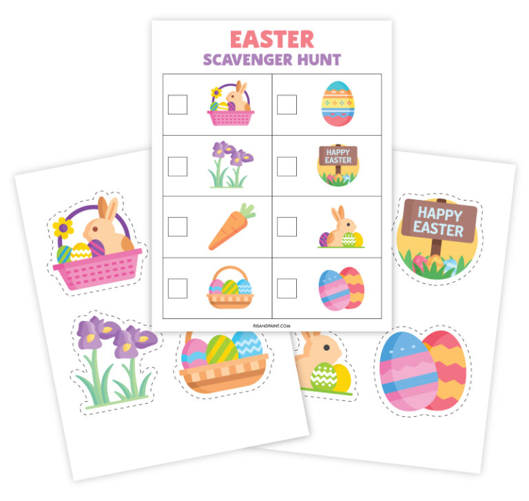 31 Free Printable Easter Games and Activities - Pjs and Paint