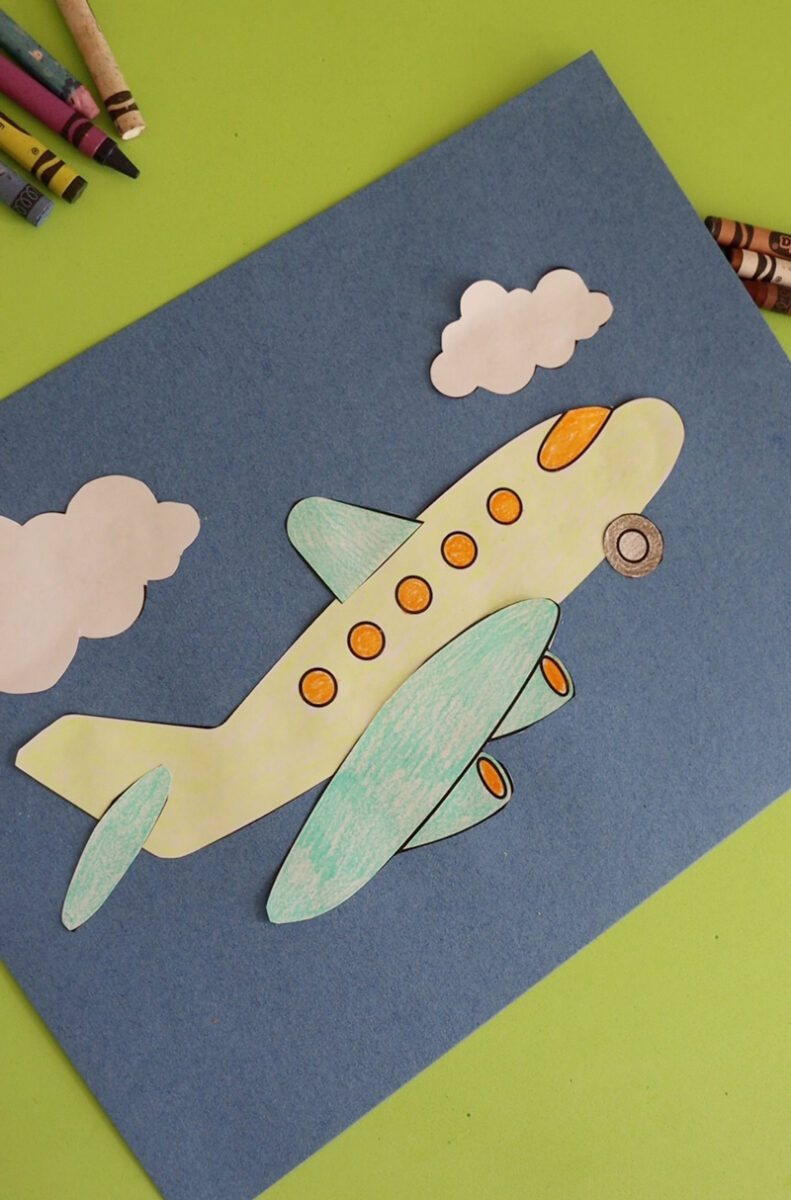 Free Printable Build an Airplane Craft - Pjs and Paint