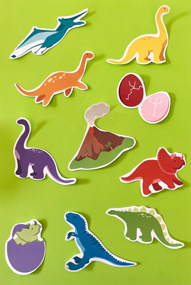 Free Printable Dinosaur Scavenger Hunt - Pjs and Paint
