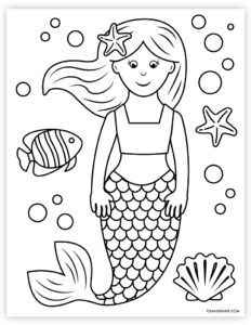 9 Free Printable Mermaid Games & Activities - Pjs and Paint