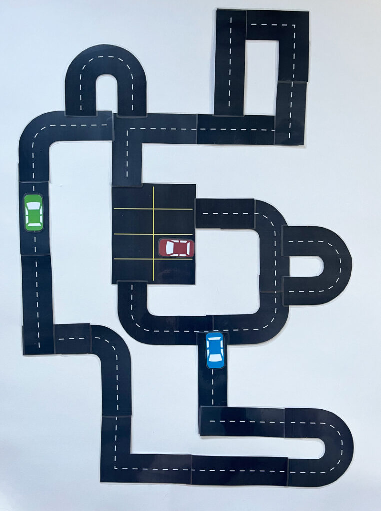 Free Printable Road Template - Pjs and Paint