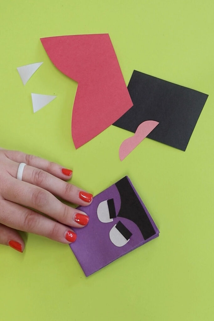 How to Make a Paper Vampire Puppet