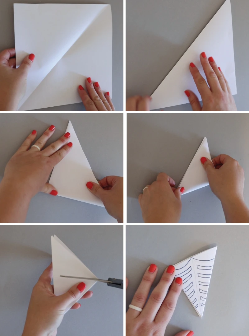 How to Make a Paper Spider Web - Pjs and Paint