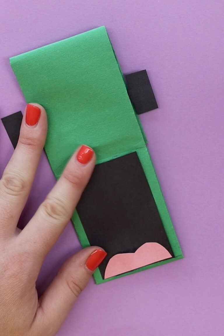 How to Make a Paper Frankenstein Puppet