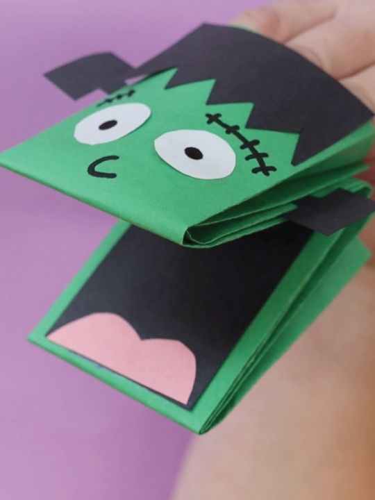 How to Make a Paper Frankenstein Puppet