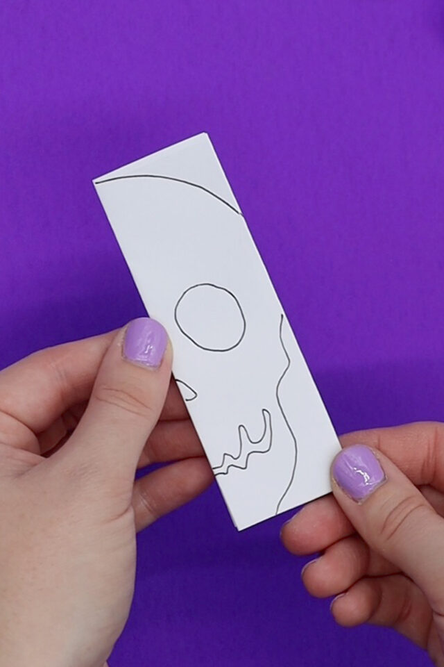 How to Make a Skull Paper Chain - Pjs and Paint