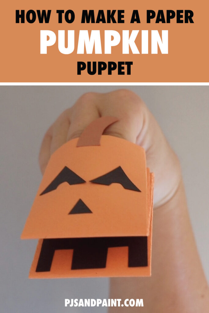 How to Make a Paper Pumpkin Puppet