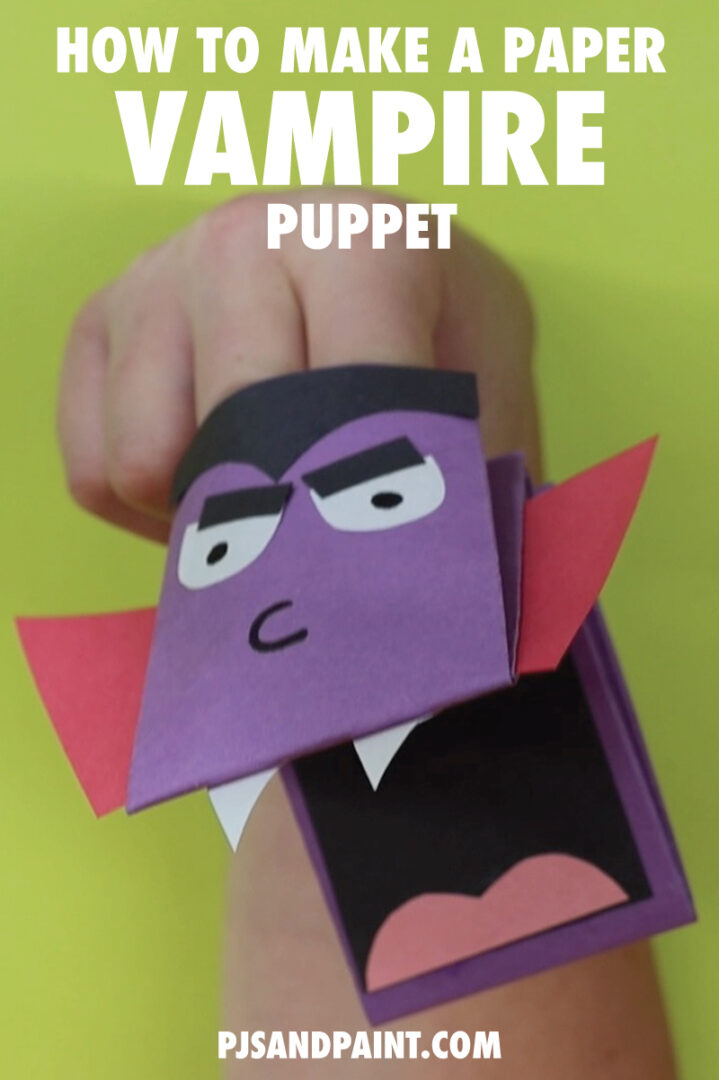 How to Make a Paper Vampire Puppet