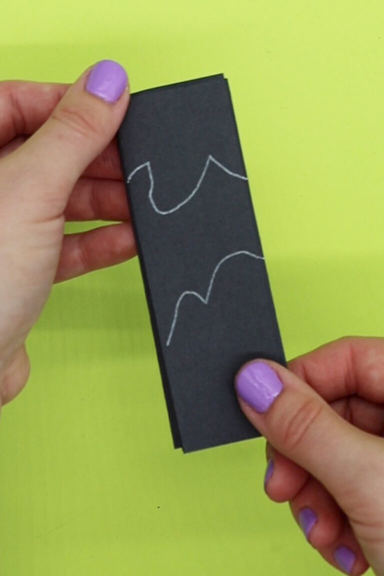 DIY Bat Garland Halloween Decoration - Pjs and Paint