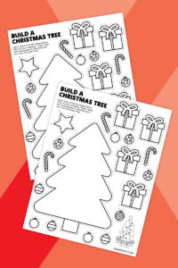 Free Printable Build a Christmas Tree Craft - Pjs and Paint