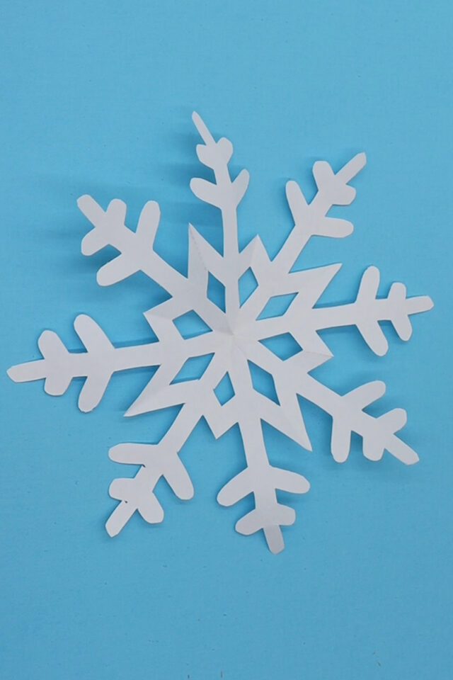 Free Printable Paper Snowflake Template - Pjs and Paint